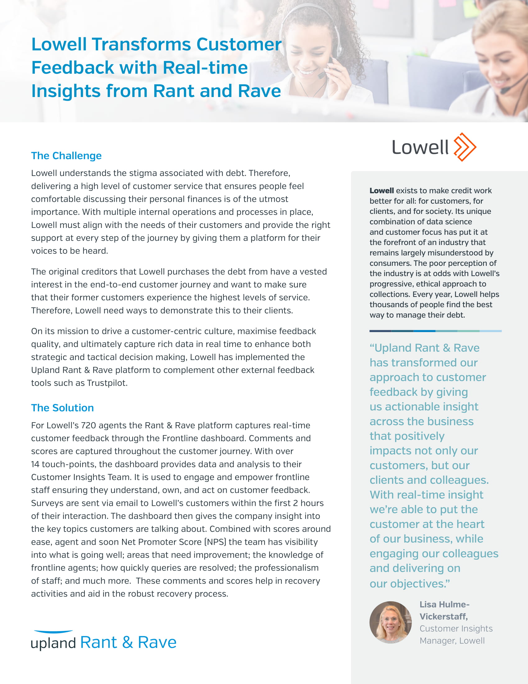 Rant and Rave - The Lowell Case Study